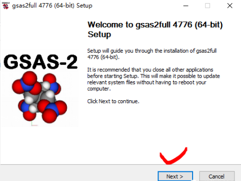 GSAS 软件下载与安装步骤-GSAS软件/GSAS下载/安装教程
