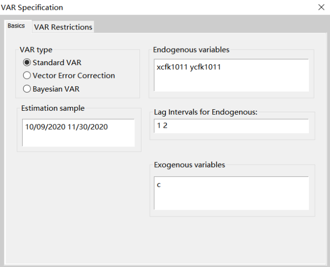 标准VAR模型EViews操作指南-完整教程